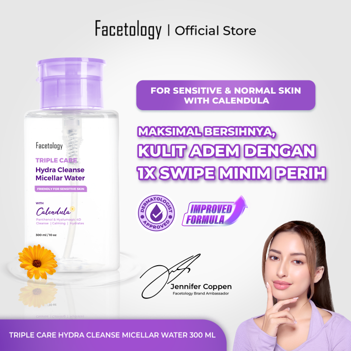 [NEW PACKAGE & IMPROVE FORMULA] Facetology Triple Care Hydra Cleanse ...