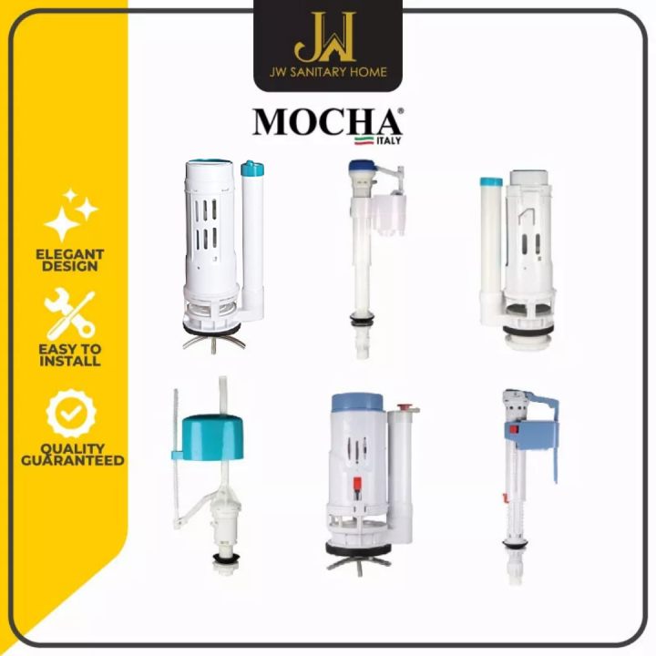 JW MOCHA Water Closet Fittings Flushing Device Inlet & Outlet Valve ...
