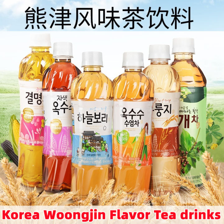 Korea Woongjin Flavored Tea Drinks 500ml Corn Drink Cereal Drinks ...