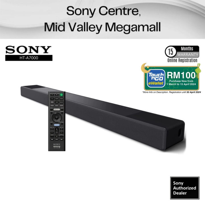 Sony HT-A7000 Sound Bar Surround Sound Home Theater 7.1.2ch Dolby Atmos ...