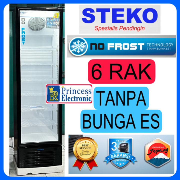 Show case Steko MG 200 pendingin minuman | Lazada Indonesia