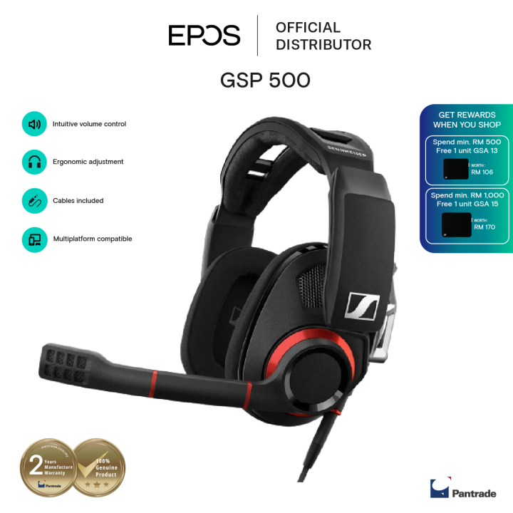 EPOS | Sennheiser GSP 500 Open Acoustic Gaming Headset | Lazada