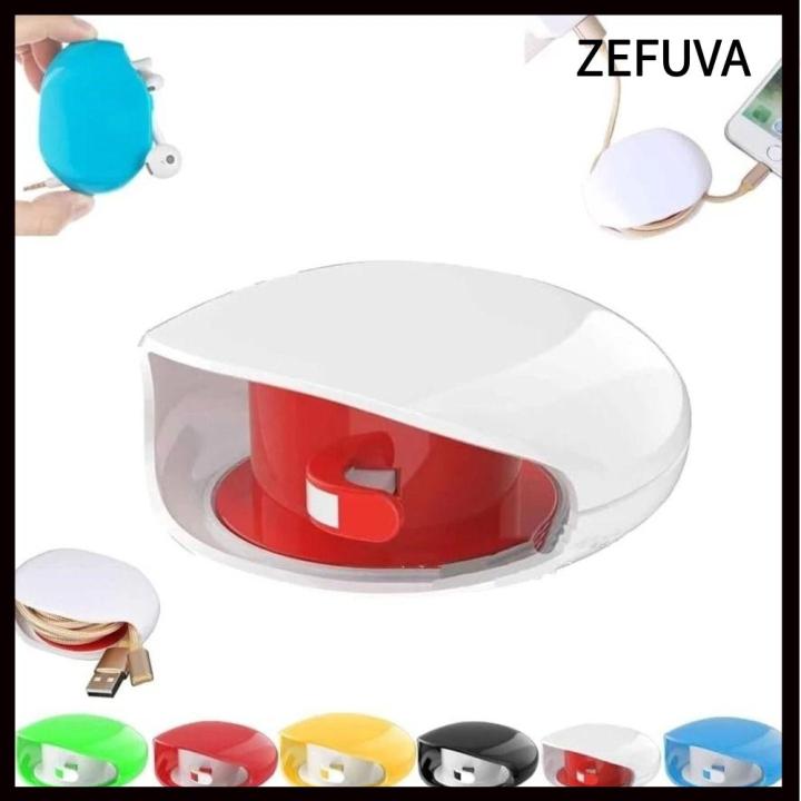 ZEFUVA Desktop Organiser Earphone Automatic Retractable Cable Earphone ...