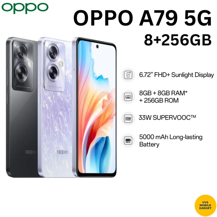 OPPO A79 5G (8GB RAM + 256GB ROM)│33W SUPERVOOC│FHD+ Sunlight Display ...