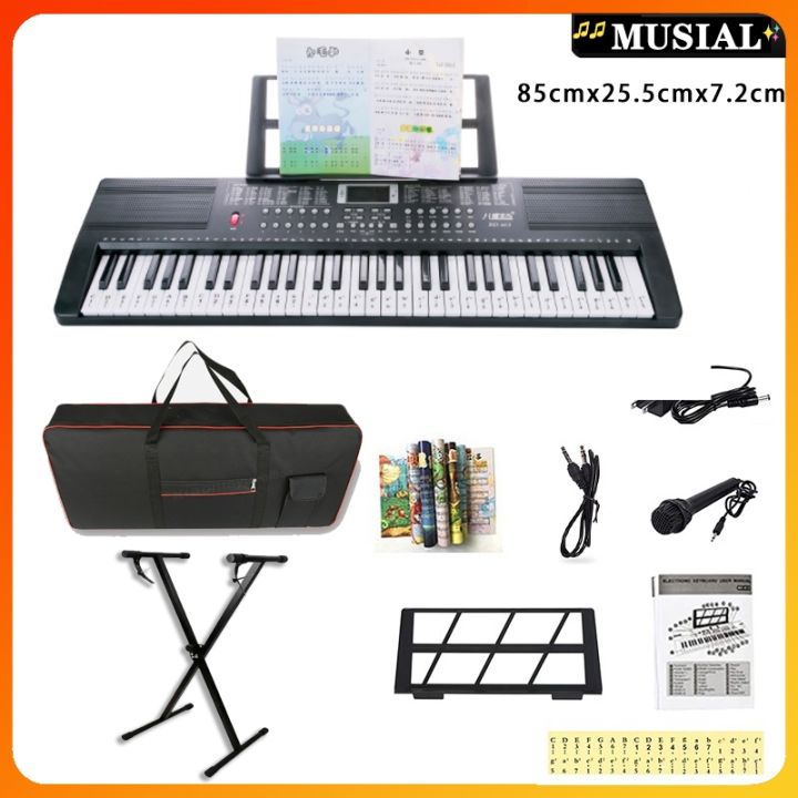 Electronic Keyboard Piano 61 Keys Digital Piano with Stand Small ...