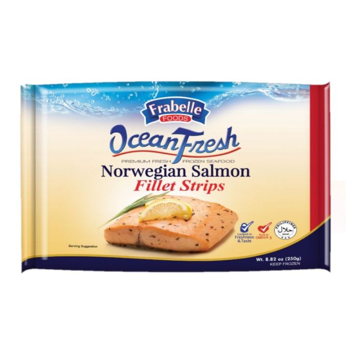 Frabelle Foods Ocean Fresh Norwegian Salmon Fillet Strips 250g | Lazada PH