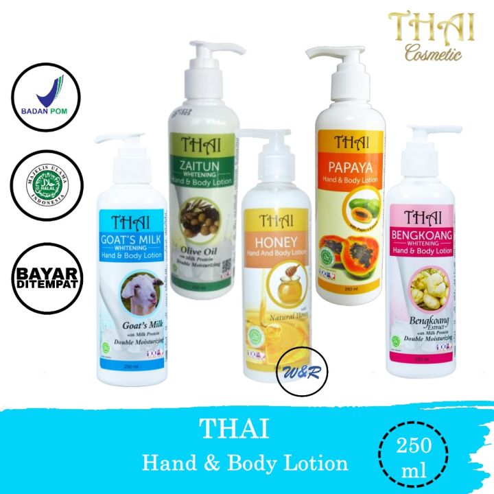 THAI hand & body lotion 250 ml | Lazada Indonesia