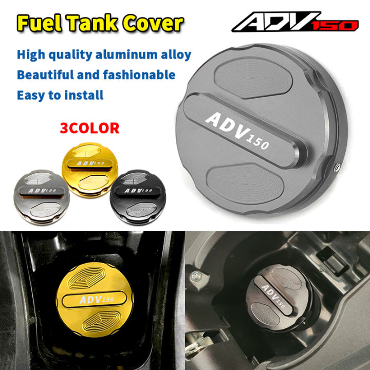 PMShop ADV150 Fuel Oil Tank Cover Motorcycle CNC Gas tank Trim Cap ...