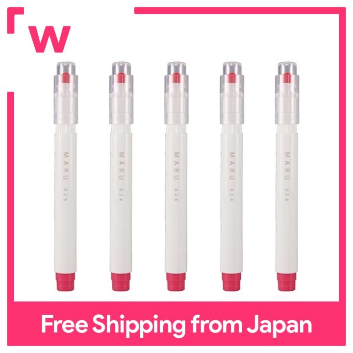 Epoch Chemical Fluorescent Pen Marliner Maru Wild Berry 5 pens 811 ...