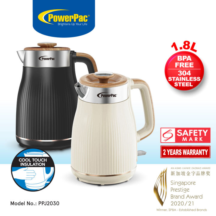 PowerPac Cordless Kettle Jug, Electric Kettle Jug 1.8L (PPJ2030 ...