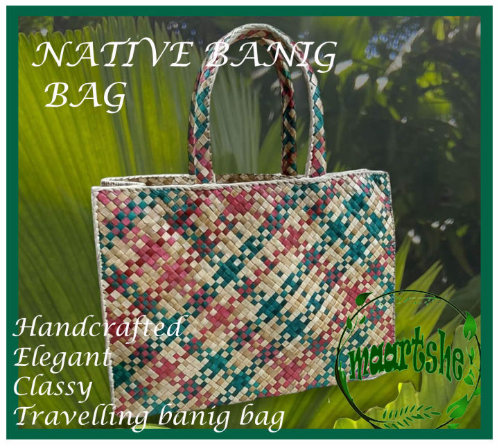 Maartshe Native Banig Bayong Tote bag Travelling bag | Lazada PH