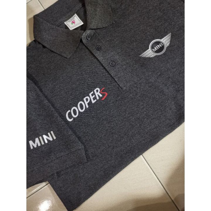 MINI COOPER Polo T Shirt Cotton Ready Stock | Lazada.co.th