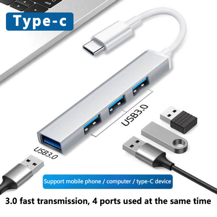 USB C HUB Hubs Type C USB Splitter Thunderbolt 3 USB-C Dock Adapter OTG Hub 5-Port USB Type C ...