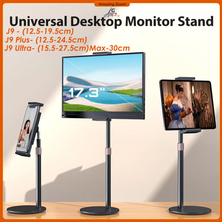 Portable Monitor Stand Phone Stand Retractable Adjustable 360° Swivel ...