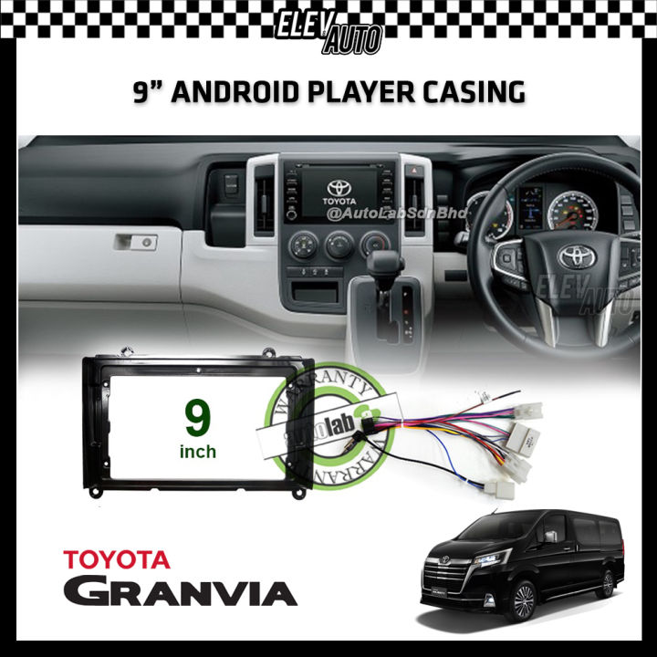 Toyota Granvia 9" Android Player Casing with Socket | Lazada