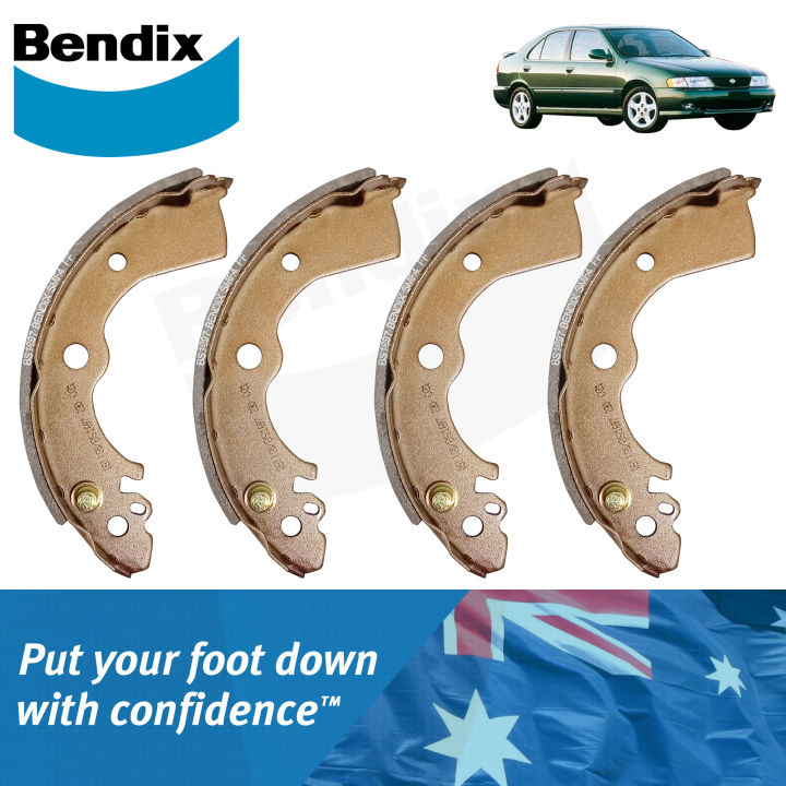 Bendix Brake Shoe DS1185/BS1697 Set for Nissan Sentra B13/B14 1993-2000 | Lazada PH