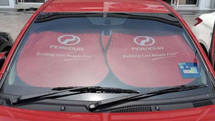 Car Sunshade Wind Screen Foldable Car Front Sun Block [Car Brand] UV ...