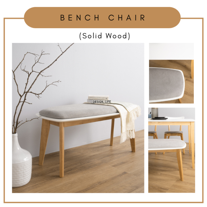 ALiST - ARTHUR Bench Chair / Long Bench Chair / Dining Chair / Bench Sofa / Bench Cushion ...