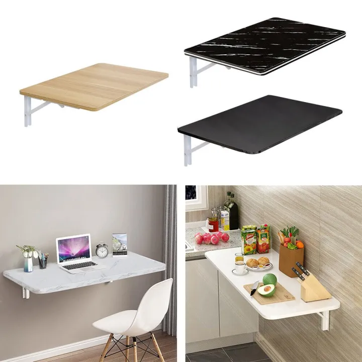 Family wall hanging table, small family folding dining table, wall ...