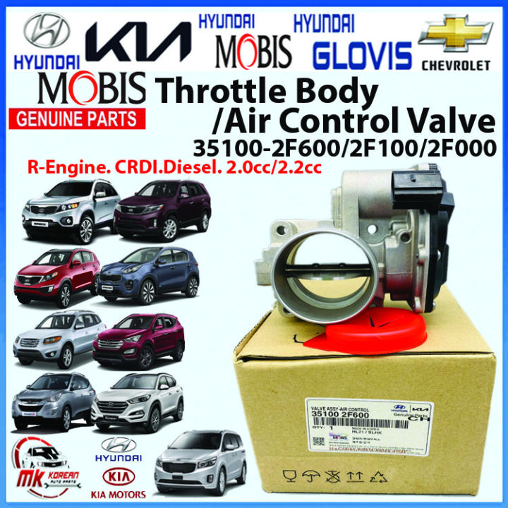 [GENUINE] Throttle Body/Air Control Valve for R-Engine. CRDI. Diesel. 2 ...
