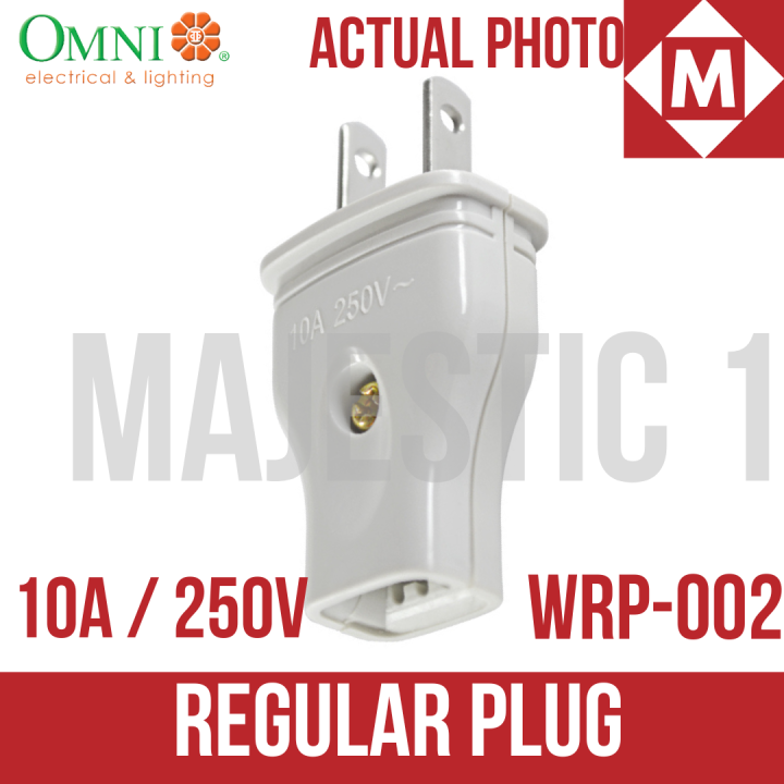 Omni Regular Plug WRP-002 10A/250V | Lazada PH