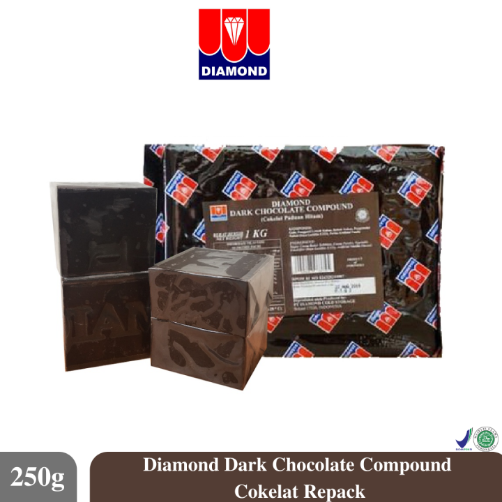 Diamond Dark Chocolate Compound 250gr Coklat Repack | Lazada Indonesia