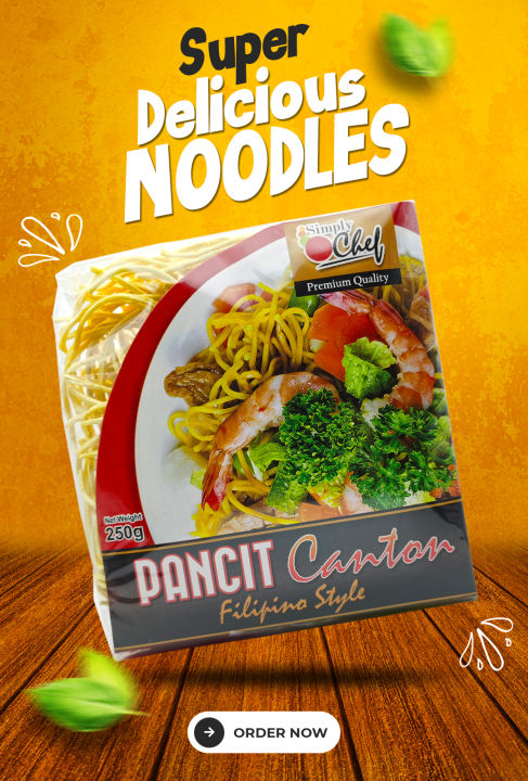Simply Chef Pancit Canton Filipino Style (250g) | Lazada PH