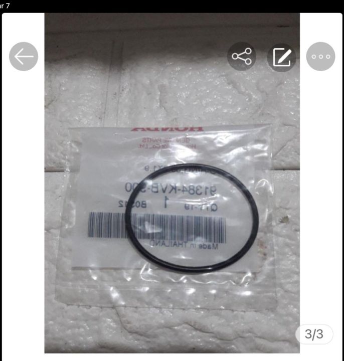 BEAT ORING 38.8X1.9 HONDA ORIGINAL | Lazada PH