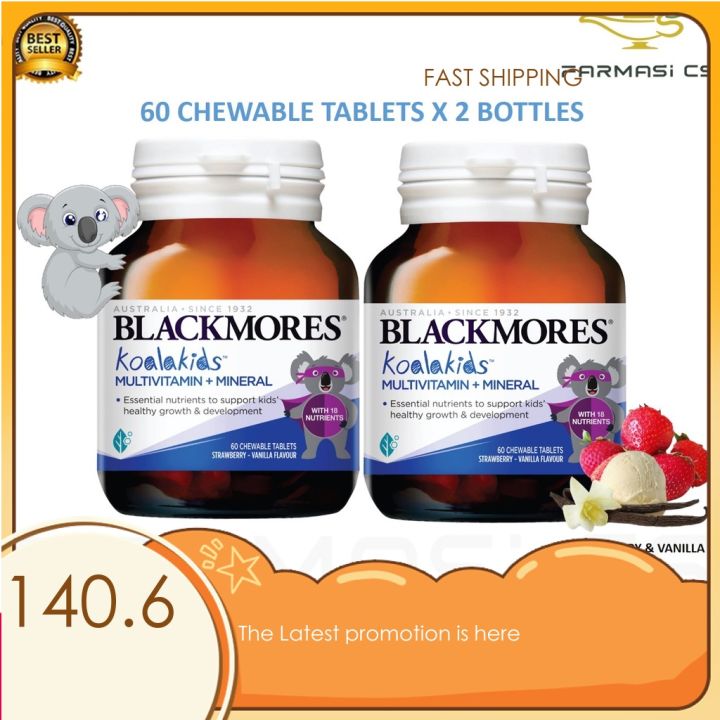 Koala PROMO Kids Multivitamin Blackmores Mineral Chewable Tablets X ...