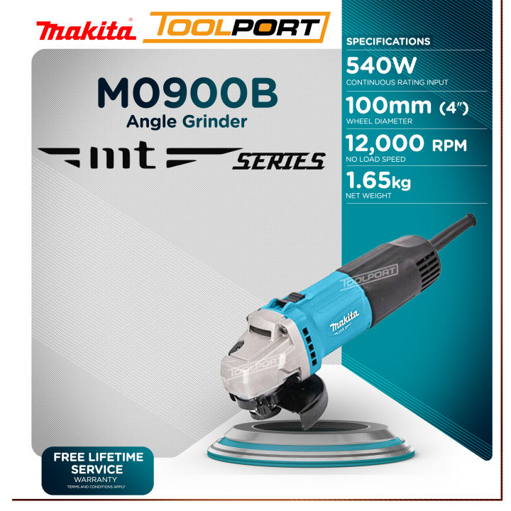 Makita MT M0900B Angle Grinder 100mm ( 4″ ) 540W ( Replaces M0900M ...