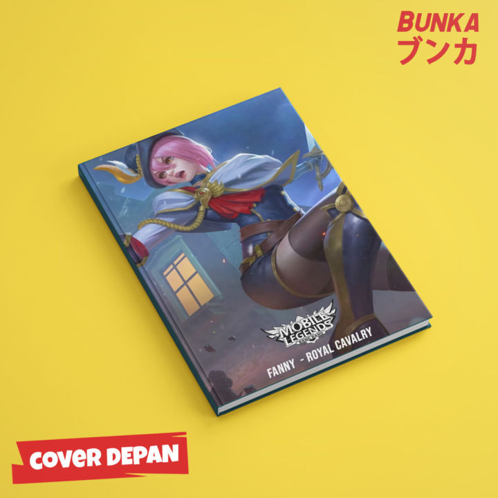 Notebook Mobile legends Fanny Royal Cavalary Hardocover A5 Buku tulis ...