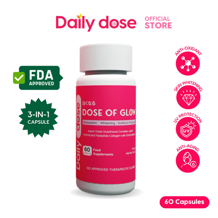 Simply HUE | Daily Dose - Dose Of Glow Triple Glutathione Capsules ...