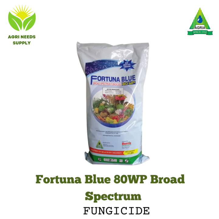 Fortuna Blue 80WP Broad Spectrum Fungicide ( 3lbs ) | Lazada PH
