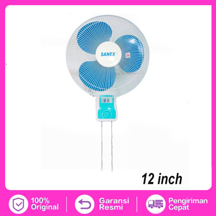 SANEX Wall fan/Kipas Angin Dinding Ukuran 12 inch | Lazada Indonesia