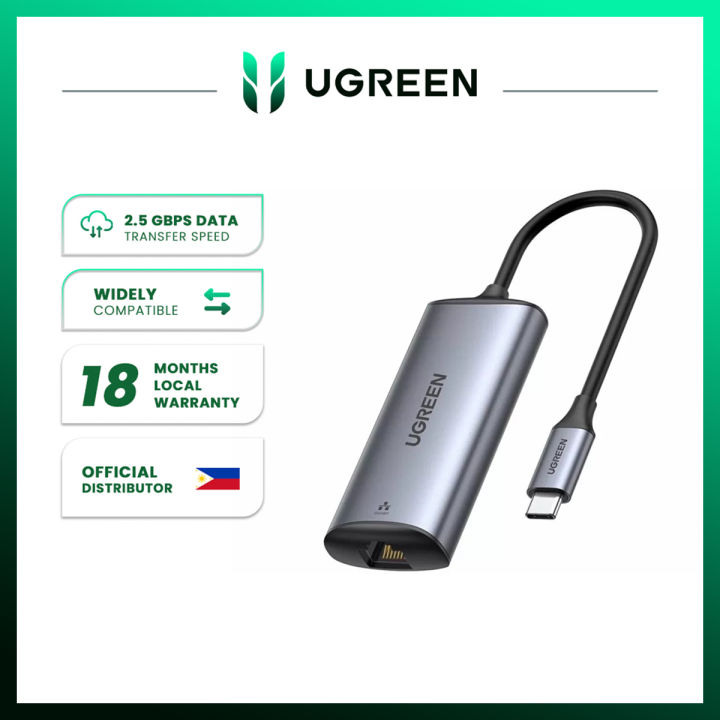 UGREEN USB-C to RJ45 2.5G Ethernet Adapter (Space Gray) - PH | Lazada PH