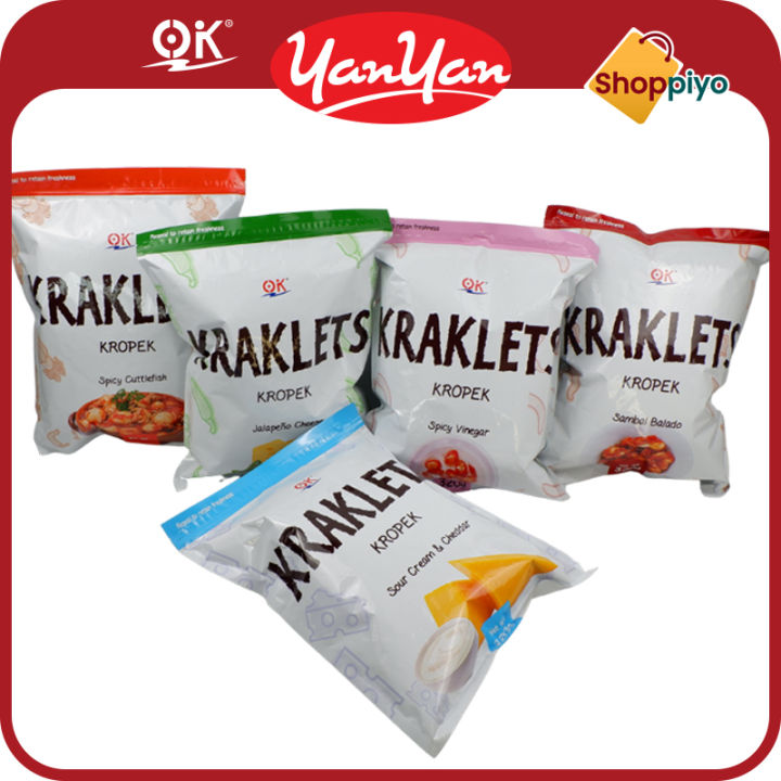OK Yan Yan Kraklets Kropek Flavoured Snack 320g | Lazada PH