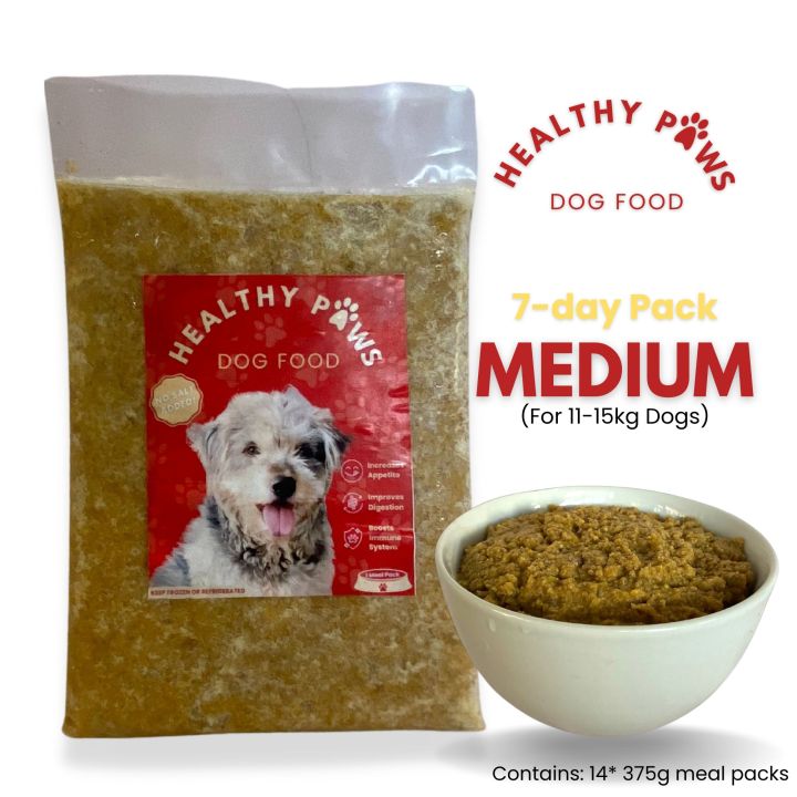 Healthy Paws Dog Food 7-Day Pack MEDIUM (14 x 375g) FROZEN | Lazada PH