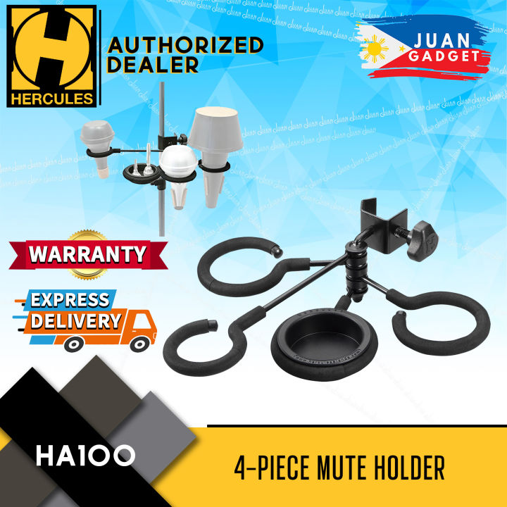 Mute Rack Hercules HA100 Mute Holder - Swivel Mount For 4 Trumpet ...