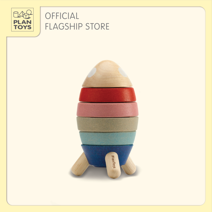 ของเล่นไม้ Stacking Rocket - Orchard จรวดเรียงซ้อน-ออร์ชาร์ด คอลเล็กชั่น เสริมพัฒนาการ สำหรับ ...