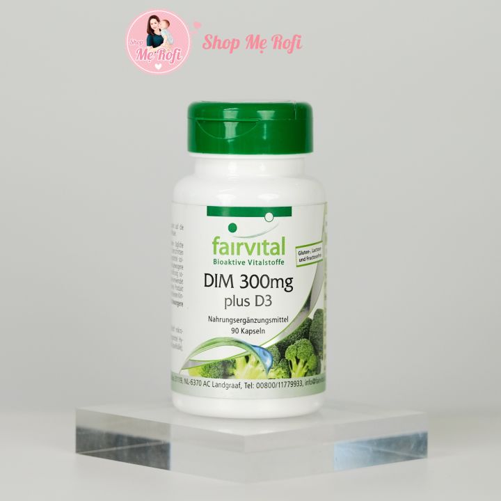 Viên uống bổ trứng DIM 300mg plus D3 Fairvital 90 viên - Mẹ Rofi ...