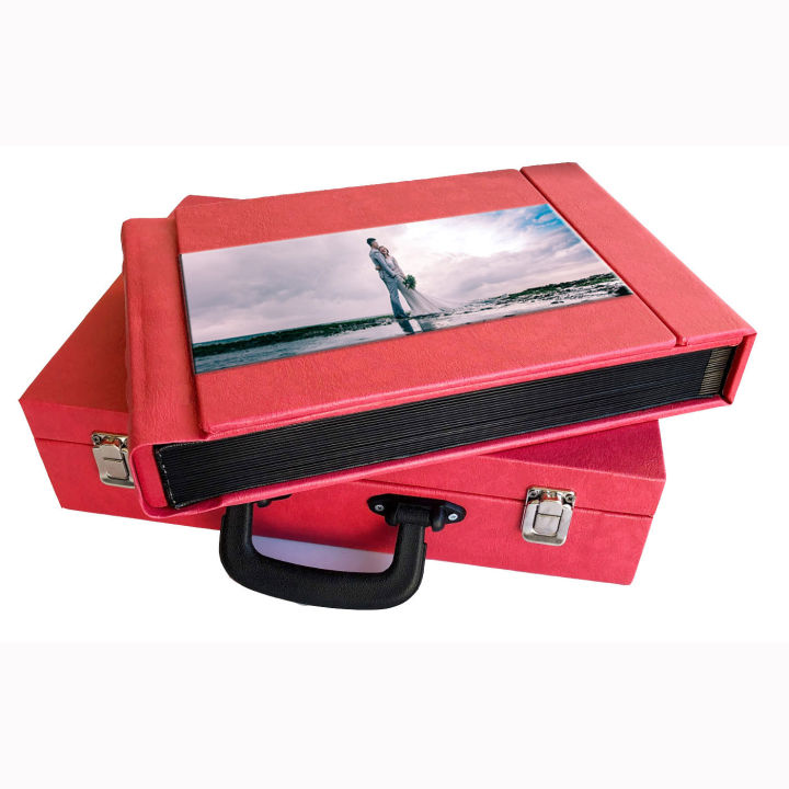 8X12 Landscape Photobook Photo Album Magnet Closure, With 4x8 Canal ...