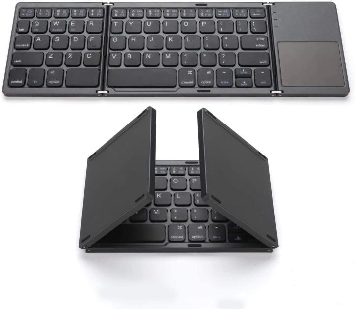 Wireless Bluetooth Foldable Keyboard Touchpad Lipat 3 | Lazada Indonesia