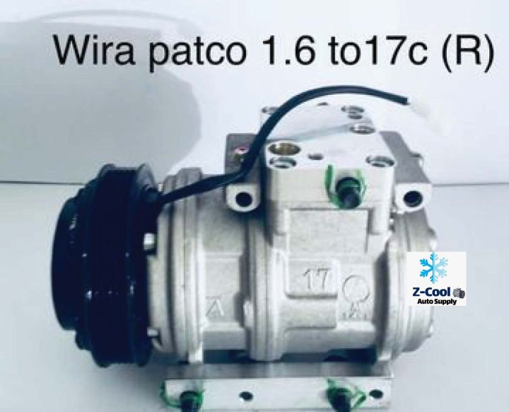 Aircond Compressor 17C Proton Wira 1.6 Patco System Modified to Denso ...