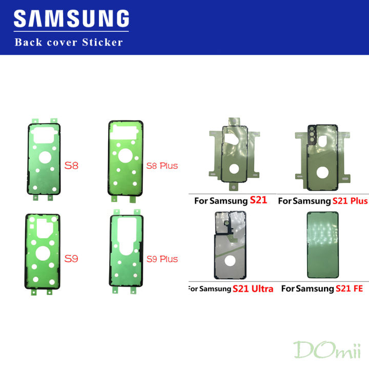 Original Back Batter y Sticker Adhesive For Samsung Galaxy S8 S9 S10 ...