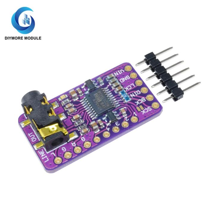 Interface I2S PCM5102A DAC Decoder GY-PCM5102 I2S Player Module For Raspberry Pi pHAT Format ...