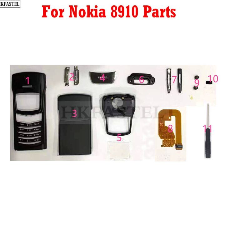 สำหรับ Nokia 8910 8910I เก่าโทรศัพท์มือถือใบหน้าที่อยู่อาศัยจอแอลซีดี ...