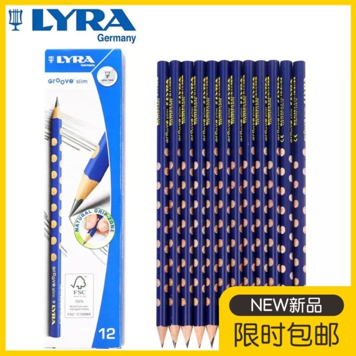 Spot German LYRA Yi Ya triangle grip pen hole practice calligraphy ...