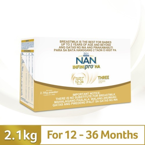 NAN® InfiniPro® HA Three Milk Supplement for Children 1 - 3 Years Old 2 ...