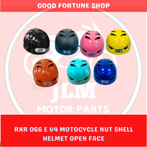 NUT SHELL RXR 066 - E (V4) / Bike Nutshell Open Face Helmet | Lazada PH