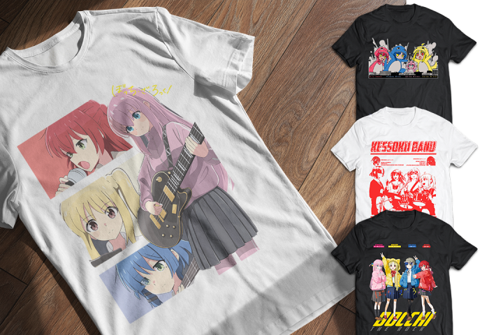 UDesign - Anime Shirt - BOCCHI THE ROCK - Kessoku Band Group - Hitori ...